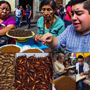 The cultural significance of eating insects in Mexico.
