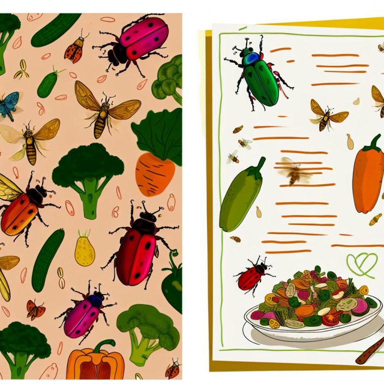 Popular edible insects around the world.