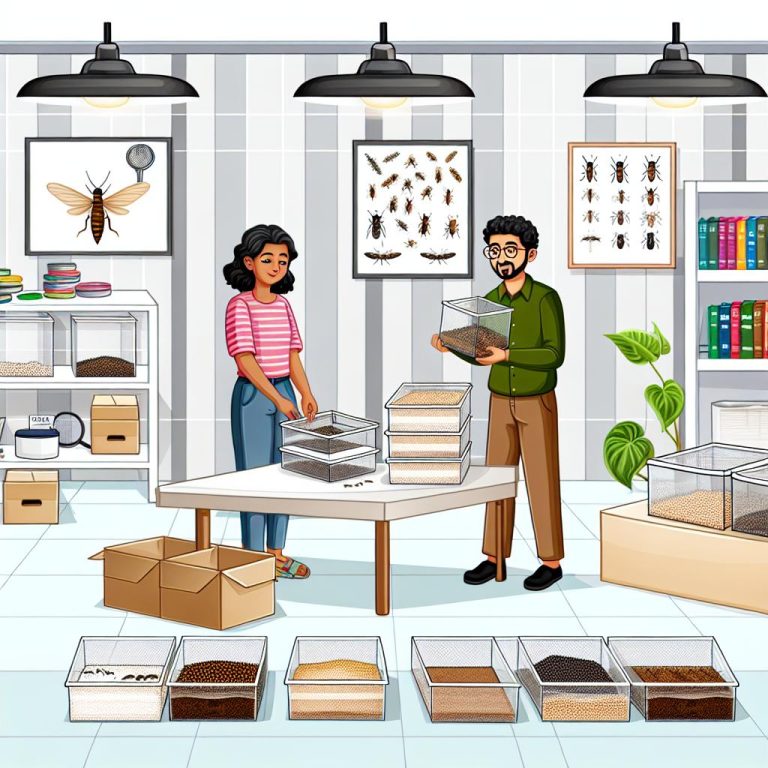 How to start an insect farm at home.