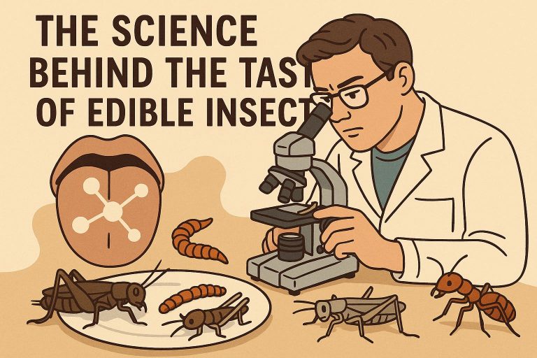 The science behind the taste of edible insects.